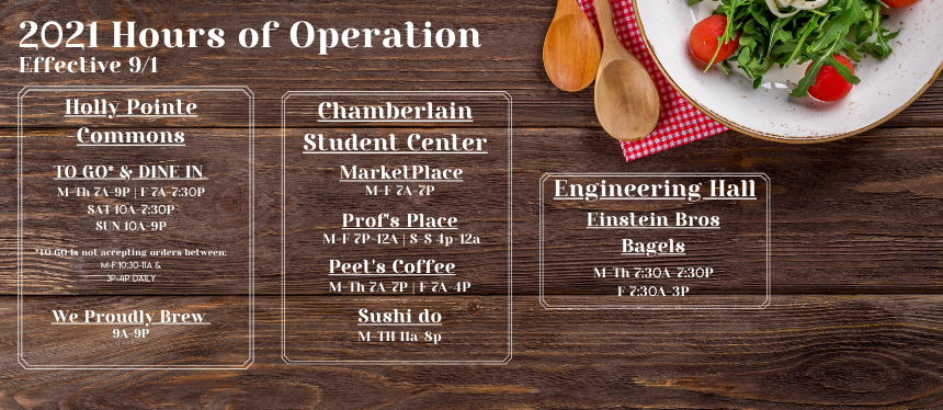 Gourmet Dining | Dining Services | Rowan University